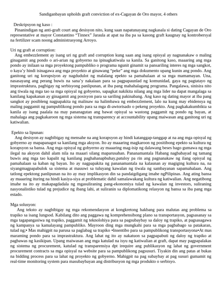 Sandiganbayan-up | PDF