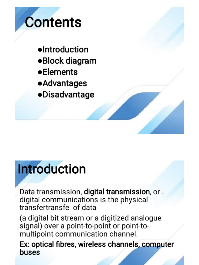 advantage and disadvantage of digital communication system | PDF | Telecommunications | Modulation