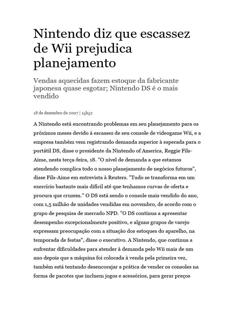 Nintendo | PDF