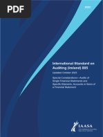 ISA 800 Revised Updated 2022 | PDF | Going Concern | Financial Audit