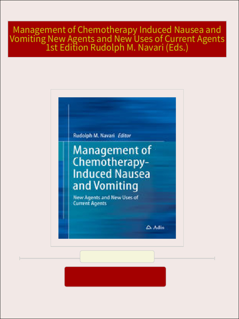 Download full Management of Chemotherapy Induced Nausea and Vomiting ...