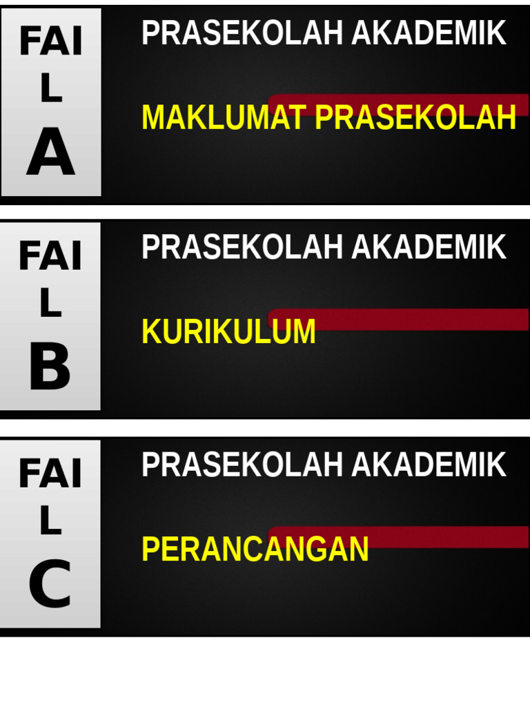Label Tepi Fail | PDF