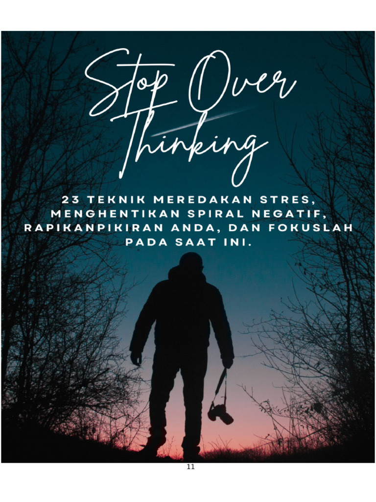 (X086) E-Book Stop Overthinking - 23 Teknik Meredakan Stres ...