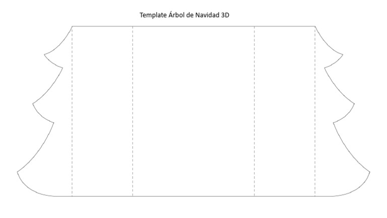 Arbol de Navidad 3D Template | PDF