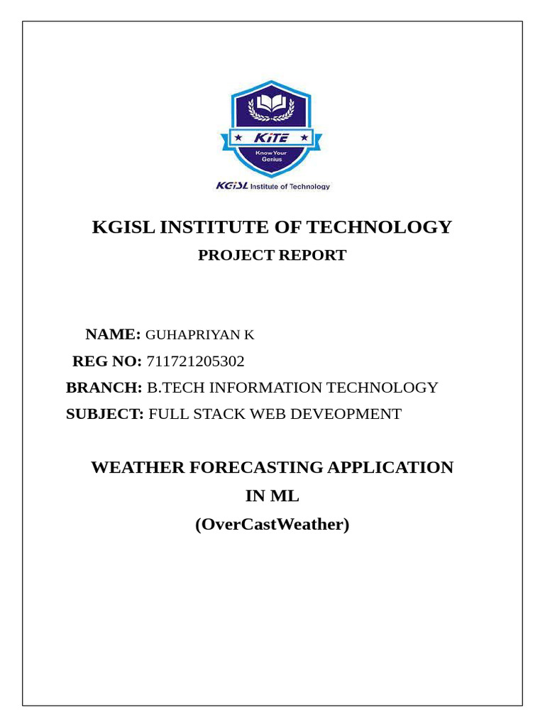 Project Report | PDF