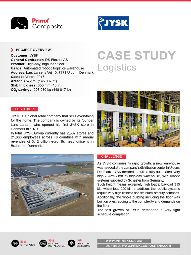 Case Study Jysk PrimXComposite Primekss References Completed Projects ...