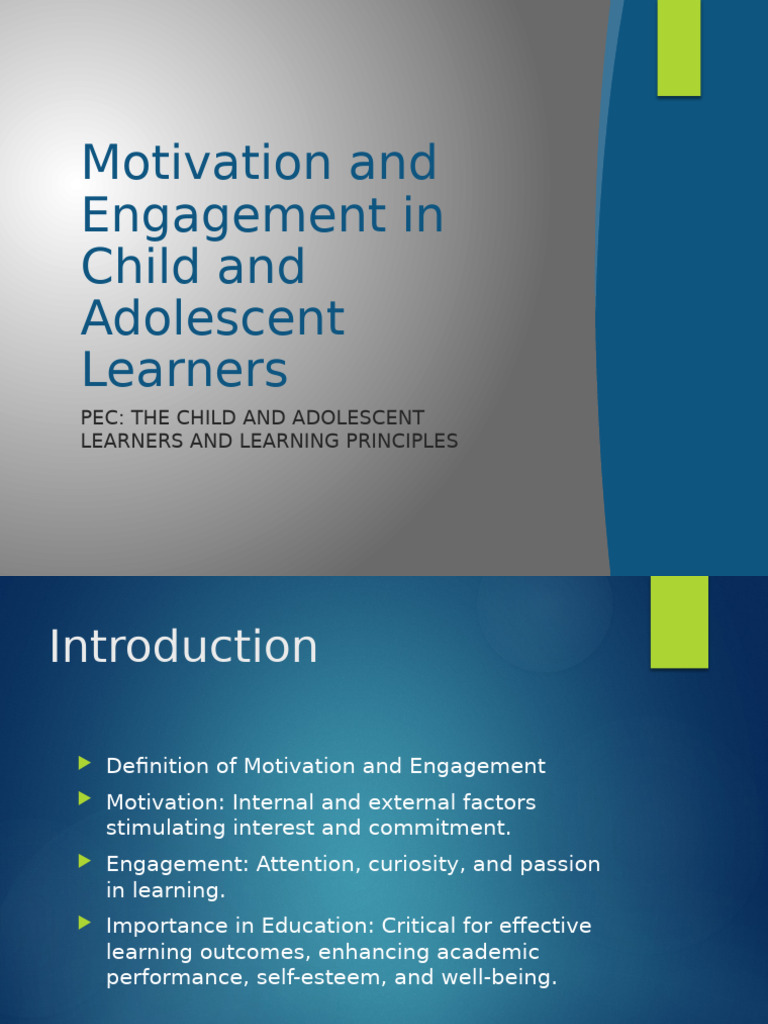 Boosting Motivation in Young Learners | PDF