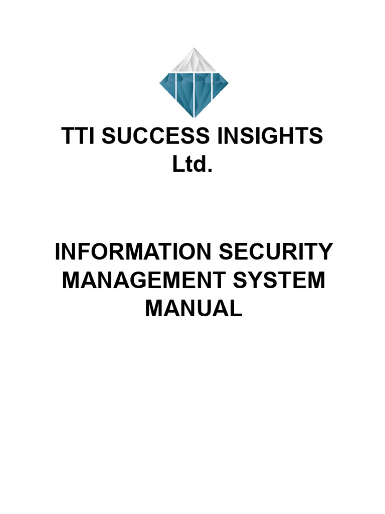 Information Security Manual | PDF | Information Security | Audit