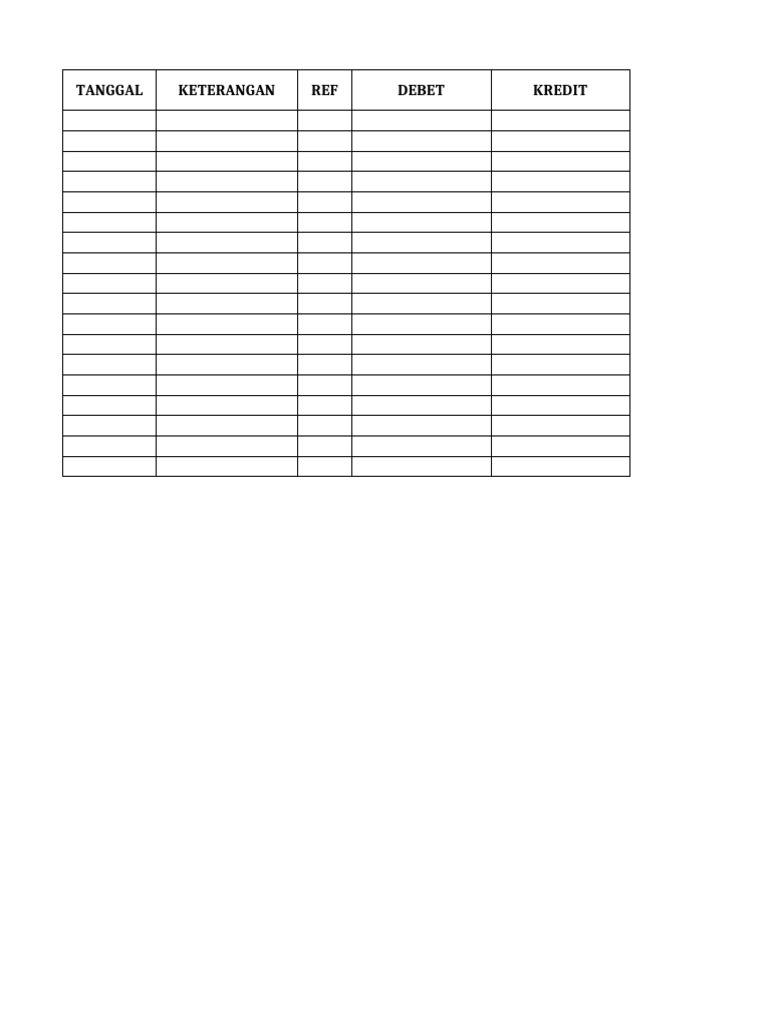 Contoh Draft Laporan Keuangan | PDF