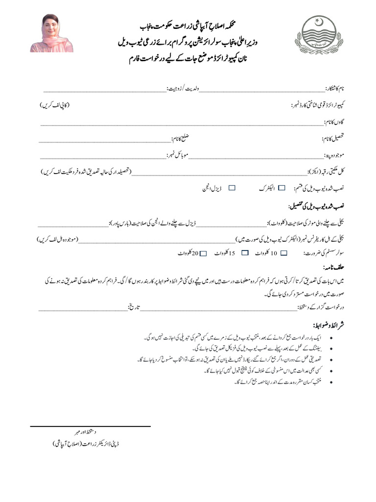 Application Form For Solar | PDF
