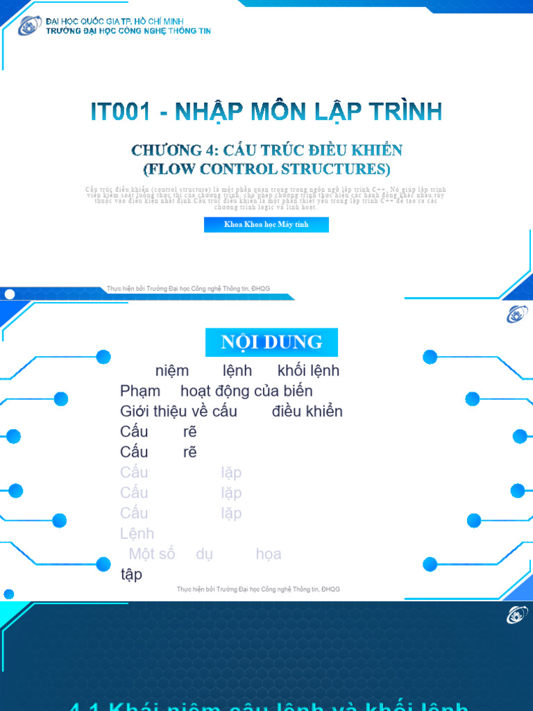 Slide Chap4.1 CauDieuKien ReNhanh | PDF