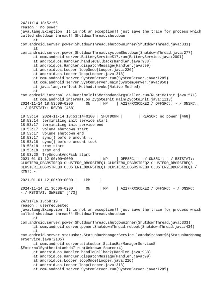 Power Off Reset Reason Backup | PDF | Computer Programming | Concurrent Computing