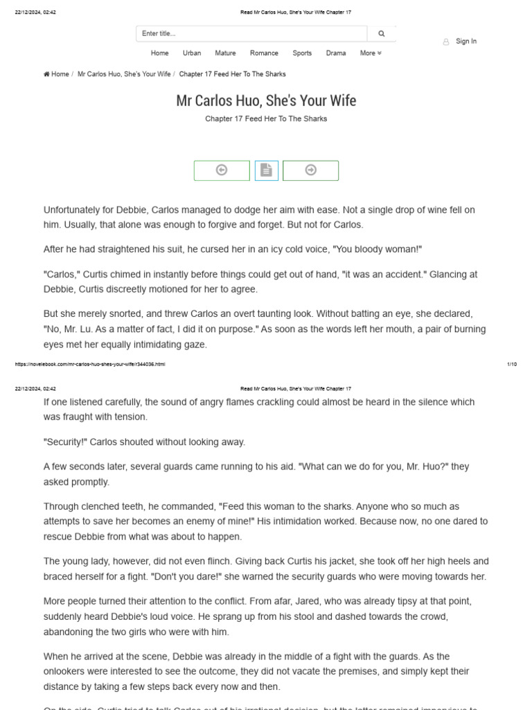Read Mr Carlos Huo, She's Your Wife Chapter 17 | PDF