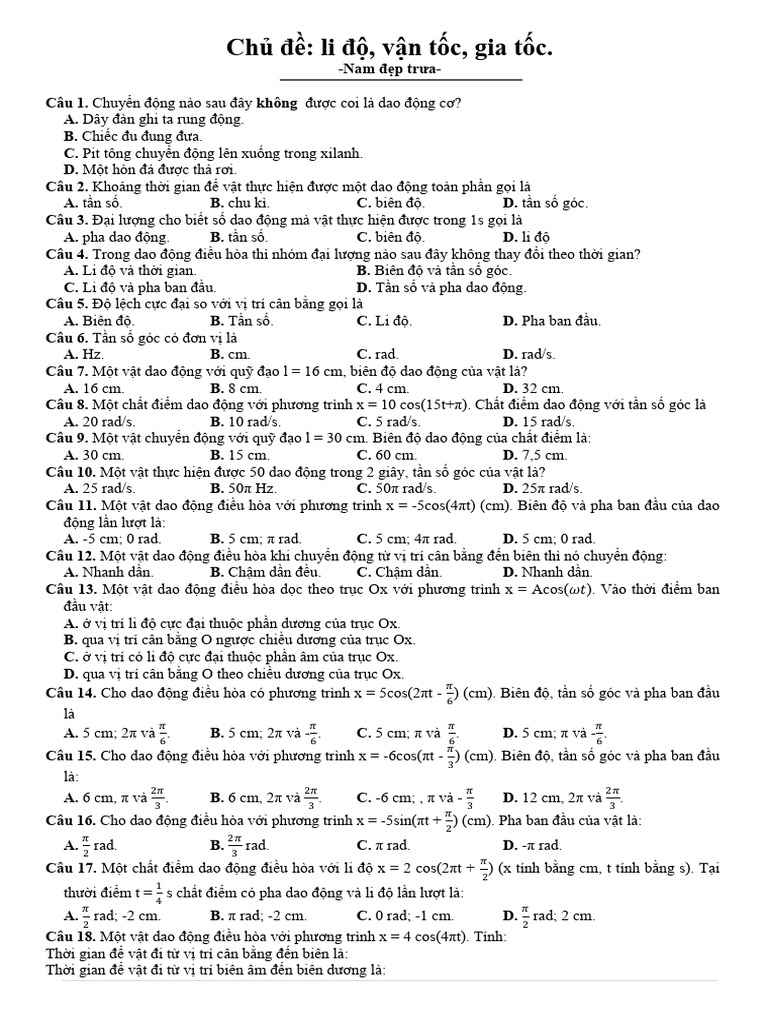 83 Câu Xva PDF | PDF