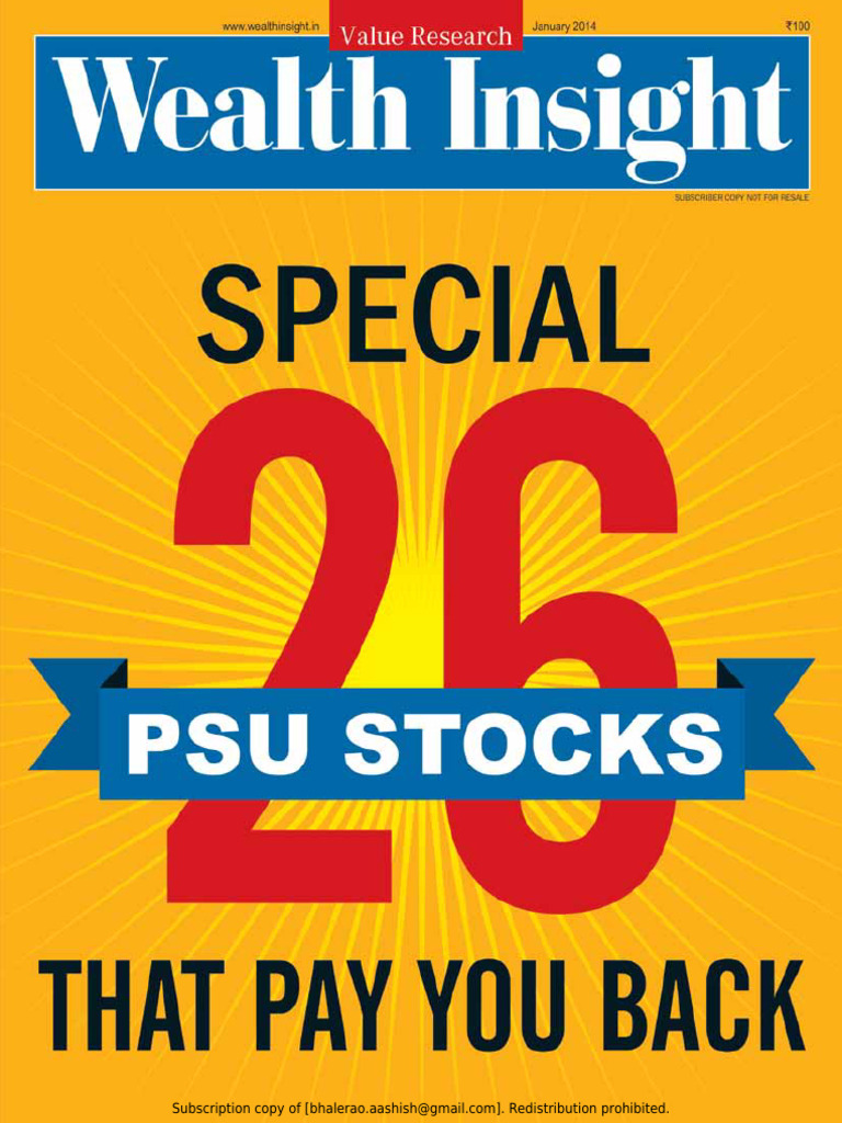 Wealth-Insight - Jan 2014 | PDF | Mining | Investing