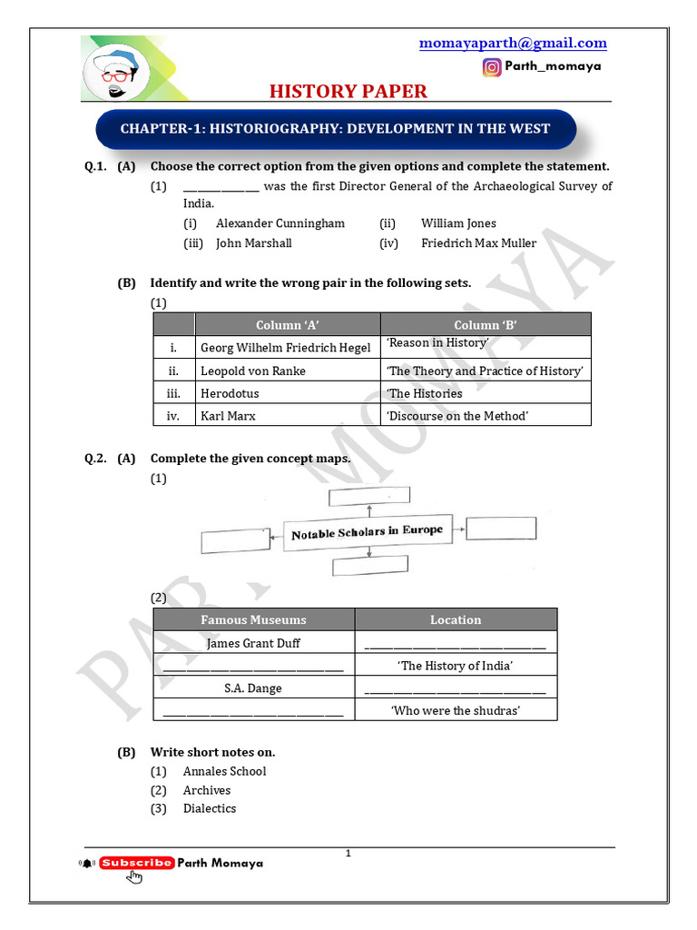 History Question Bank - 1 (2023) | PDF | Democracy | Political Ideologies