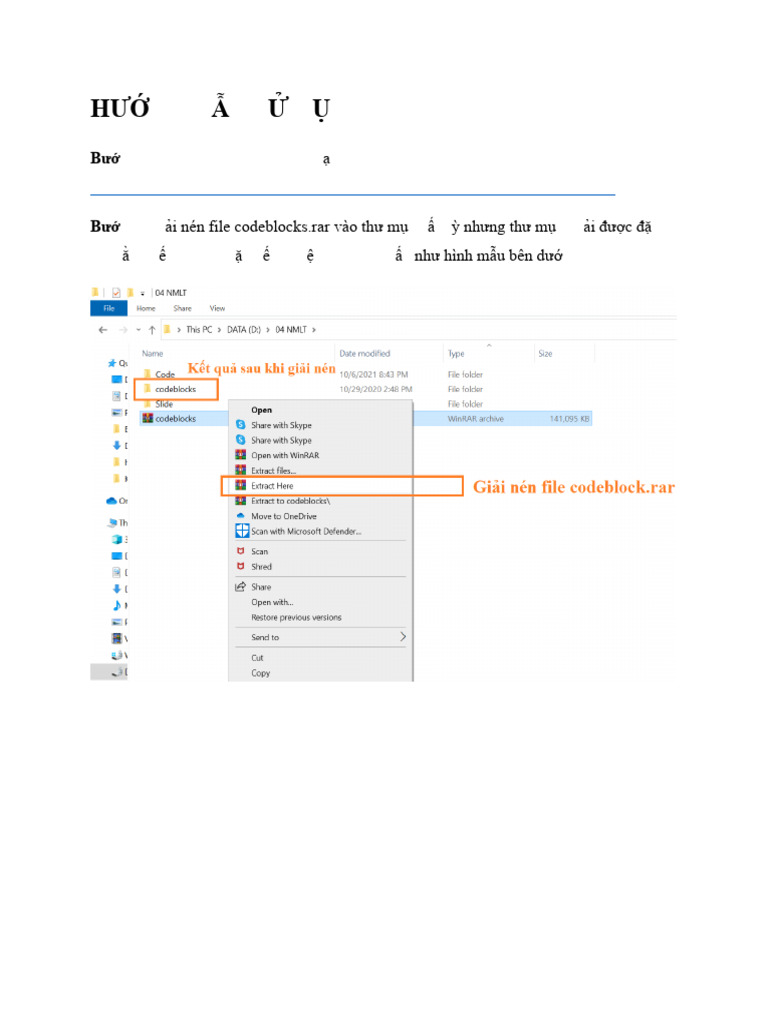 HuongDanSuDung CODEBLOCKS | PDF
