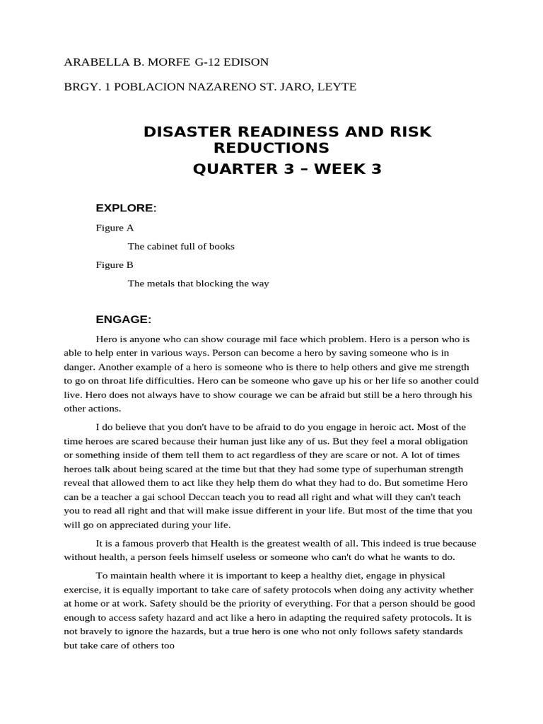 Lackings in Disaster | PDF | Superfund | Hero