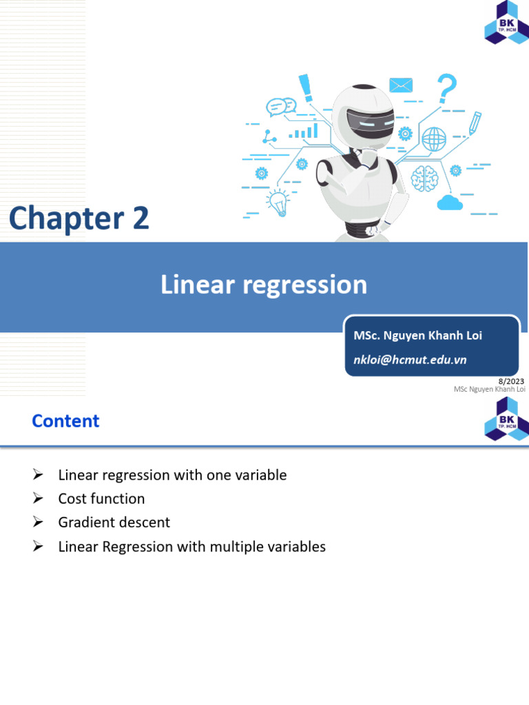 Chapter 2 - Linear Regression | PDF | Regression Analysis | Linear Regression