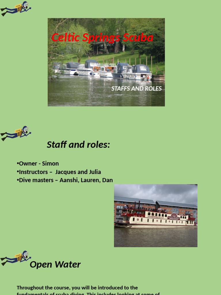 Celtic Springs Scuba | PDF