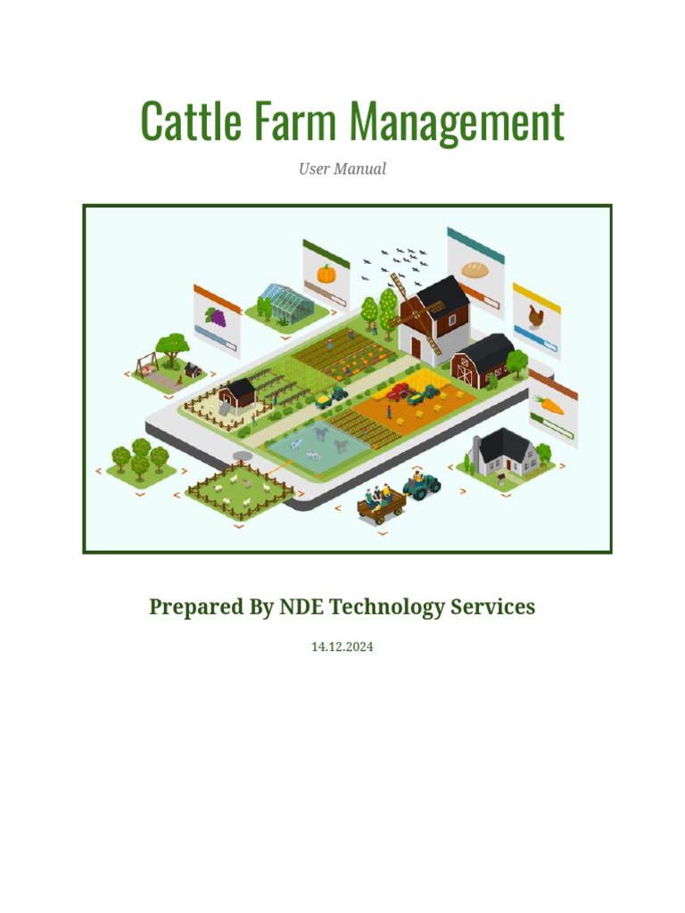 Cattle Farm Management Guide | PDF | User (Computing) | Login