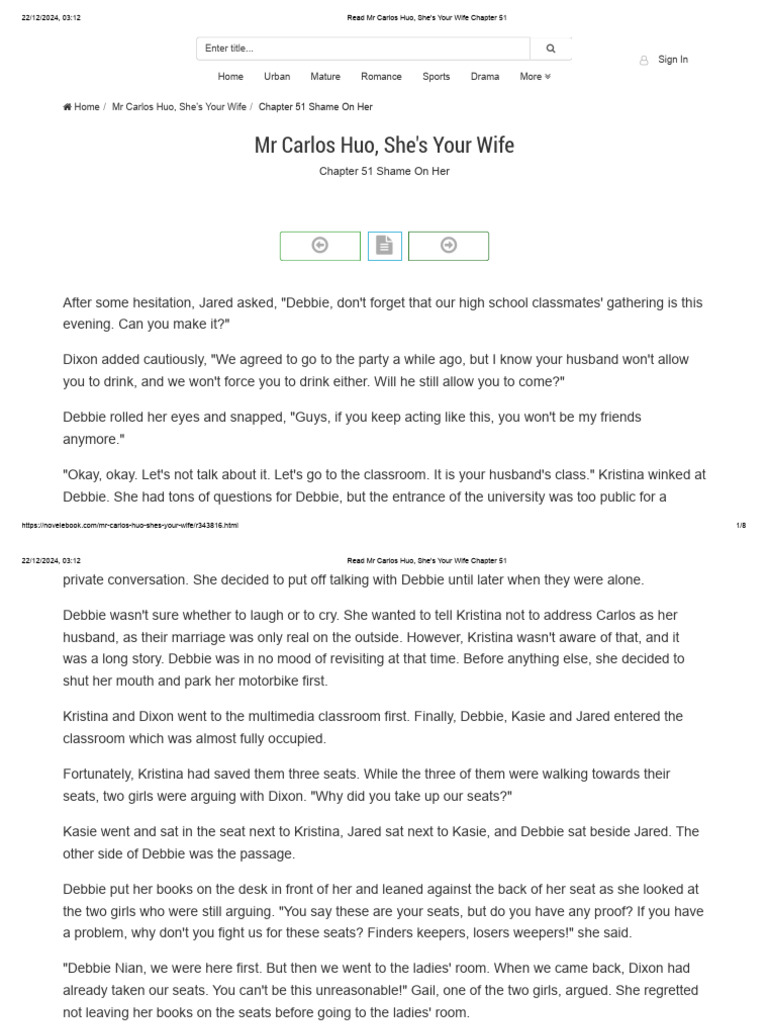 Mr Carlos Huo Chapter 51 Summary | PDF