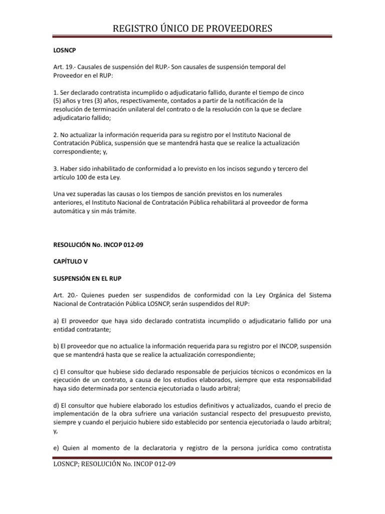 Suspension Del Rup | PDF | Virtud | Información del gobierno