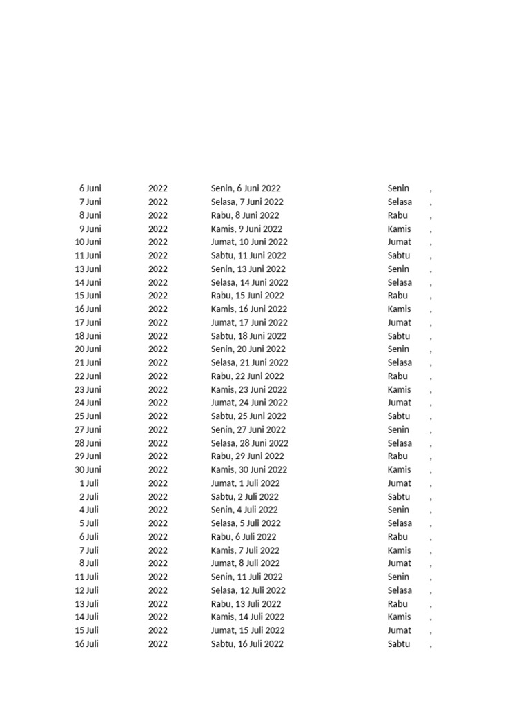 Jadwal Log Book Karibia | PDF