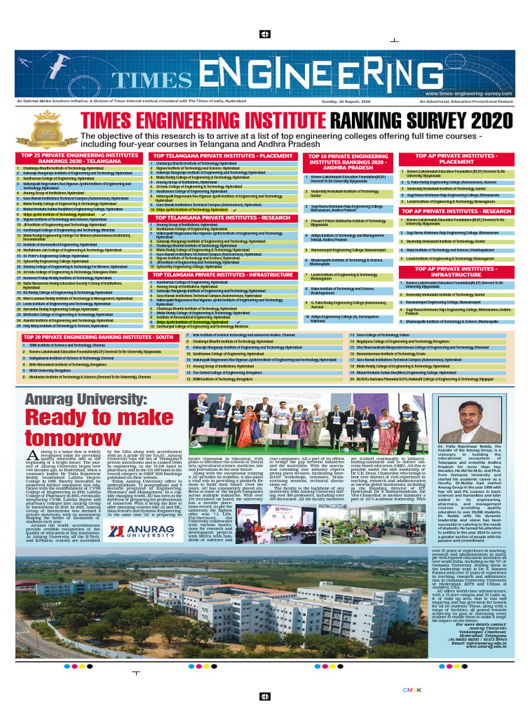 Times Engineering Survey 2020 | PDF