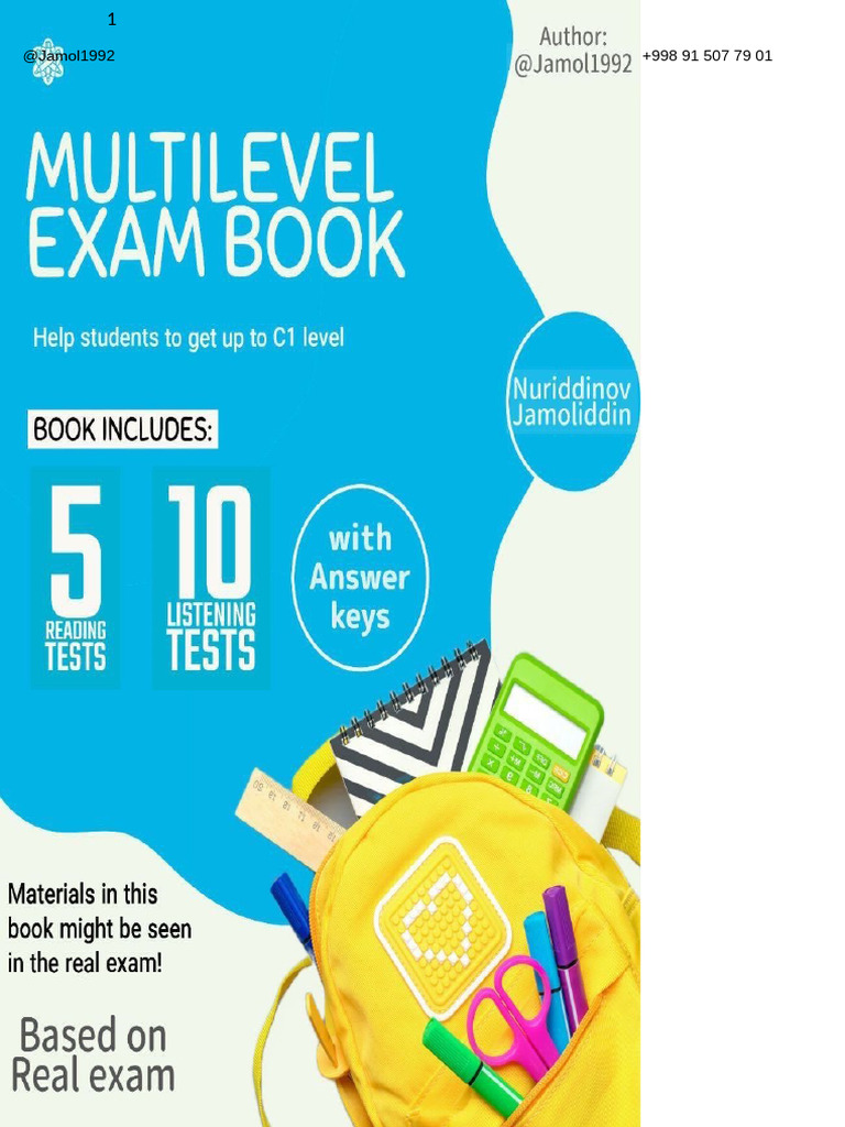 Multilevel Exam Book | PDF | Volcano | Types Of Volcanic Eruptions