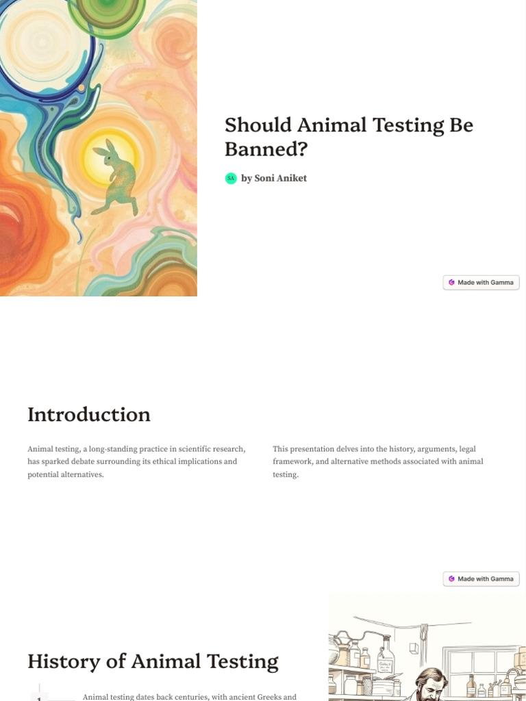 Should Animal Testing Be Banned | PDF | Animal Testing | Clinical Trial