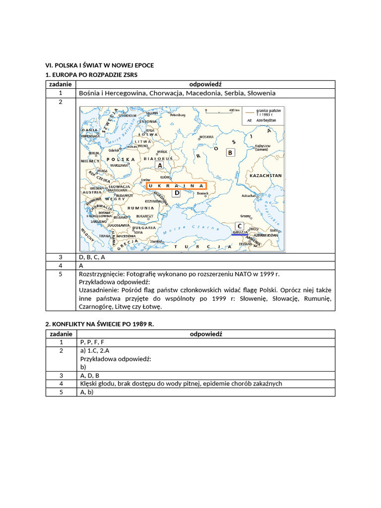 Odp Do Zeszytu CW KL 8 R VI | PDF