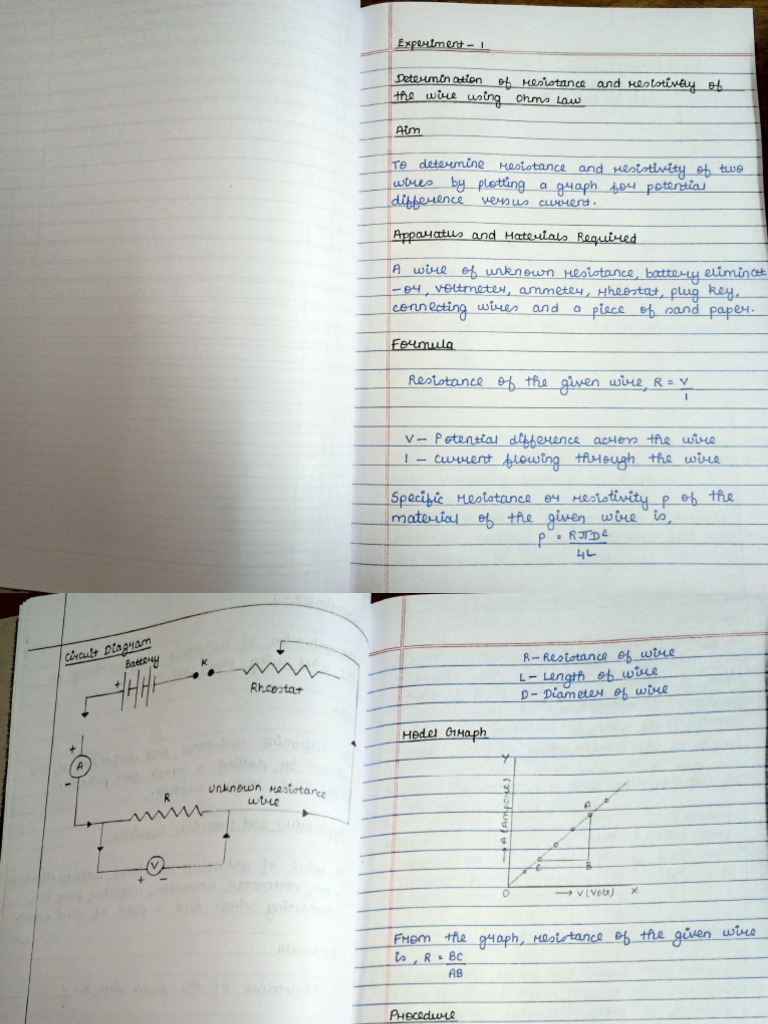 Physics Experiment-1 | PDF