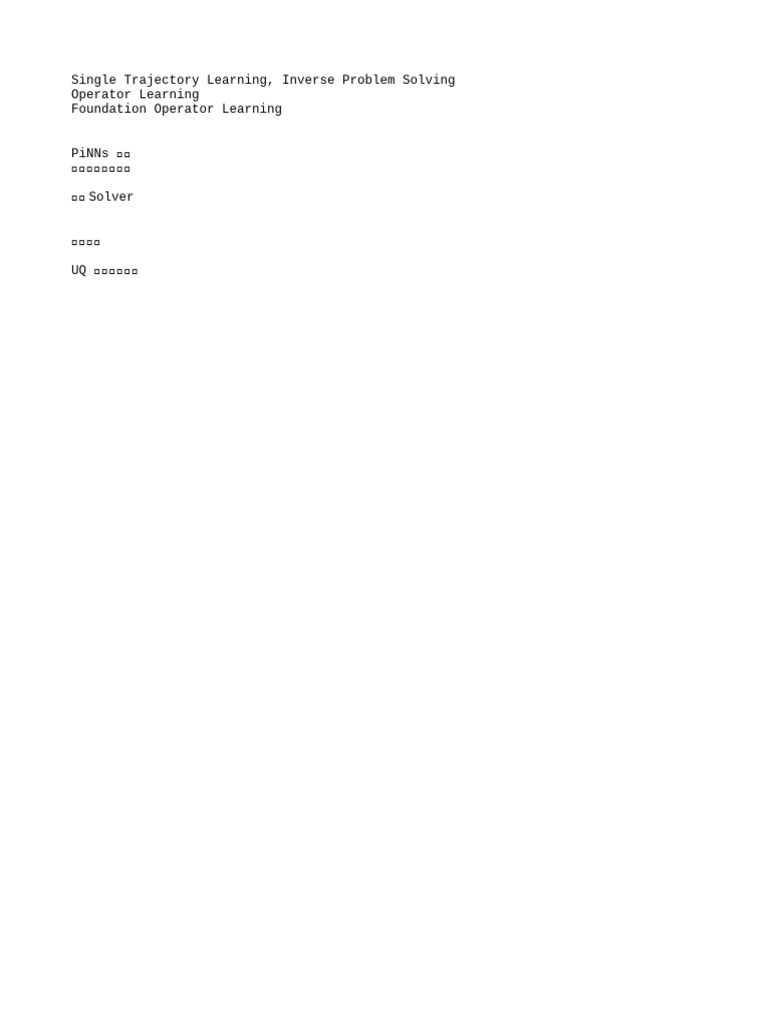 Operator Learning and Inverse Problems | PDF