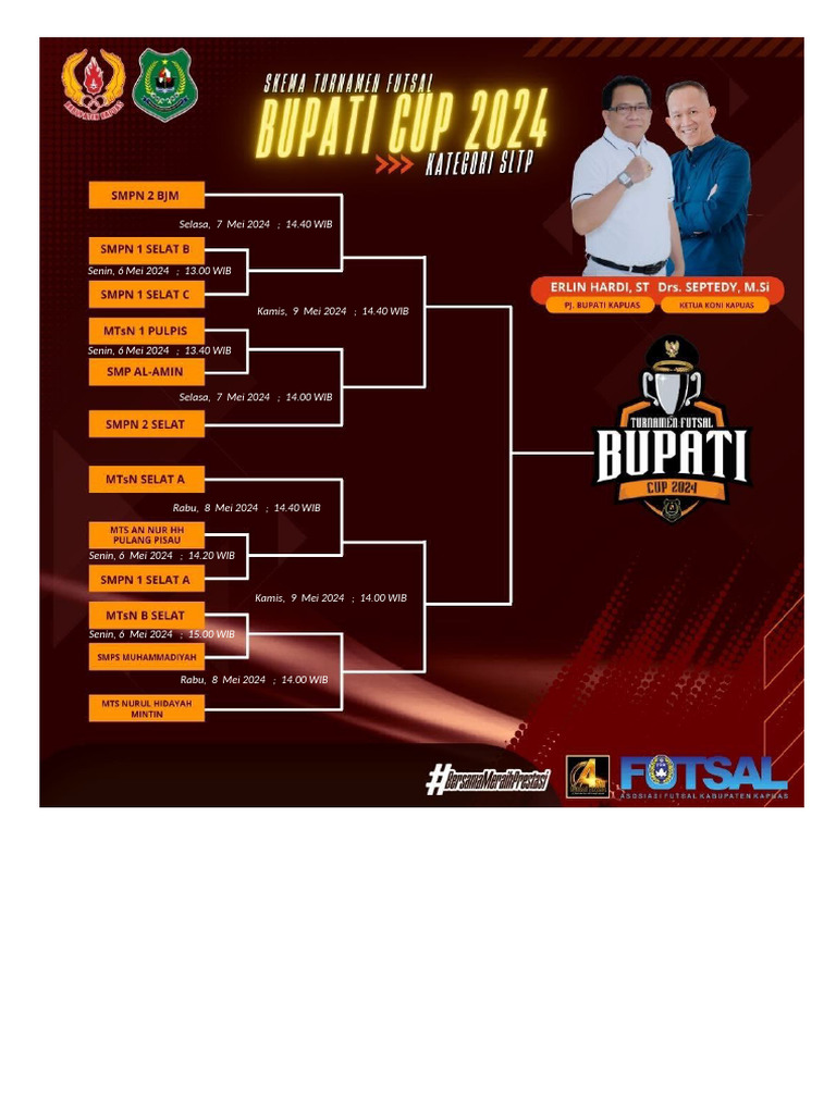 Jadwal Bupati Cup | PDF