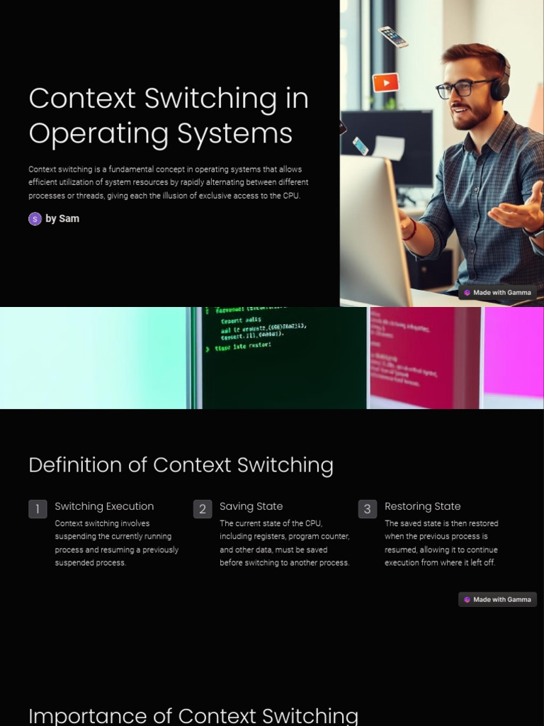 Understanding Context Switching in OS | PDF | Process (Computing) | Scheduling (Computing)