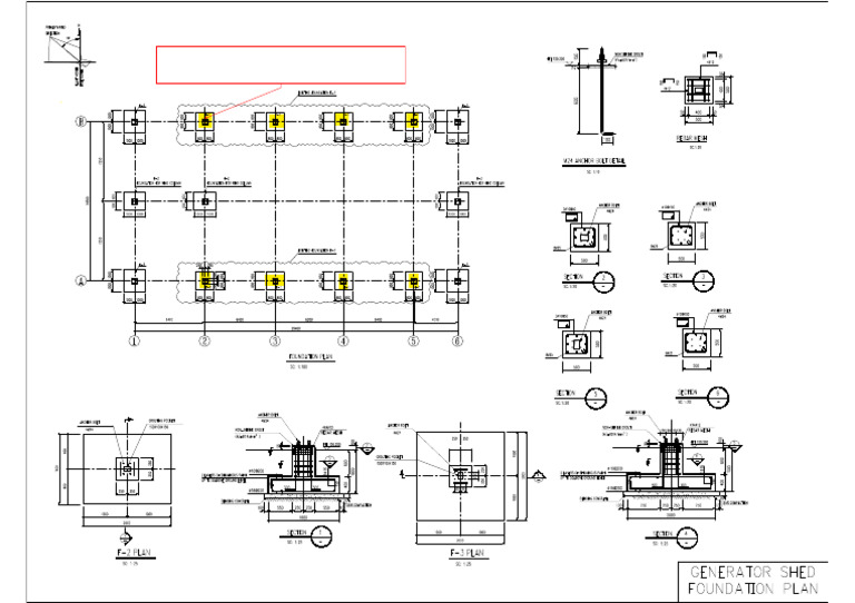 20241107 CPF DG Generator Shed Foundation Plan | PDF
