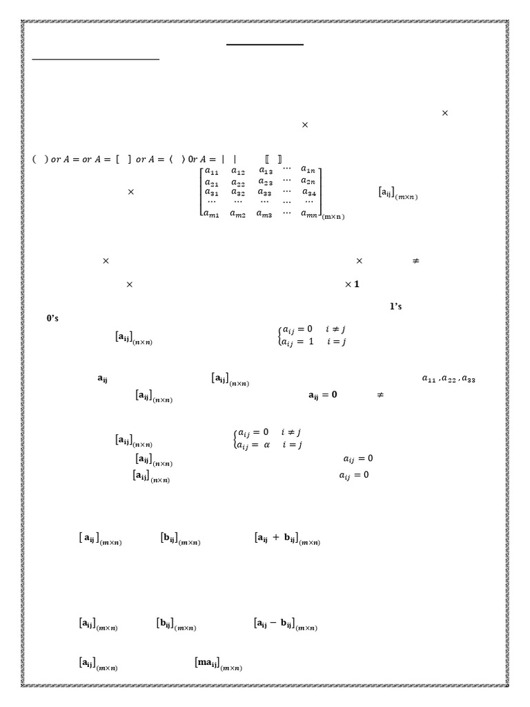 Matrices Mc (1) | PDF | Matrix (Mathematics) | Determinant