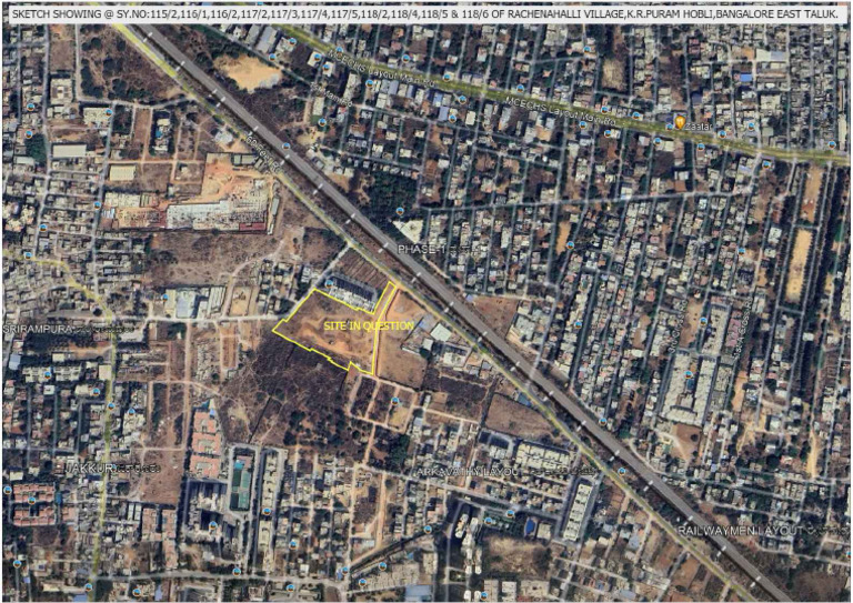 Demarked Site Location in Google | PDF