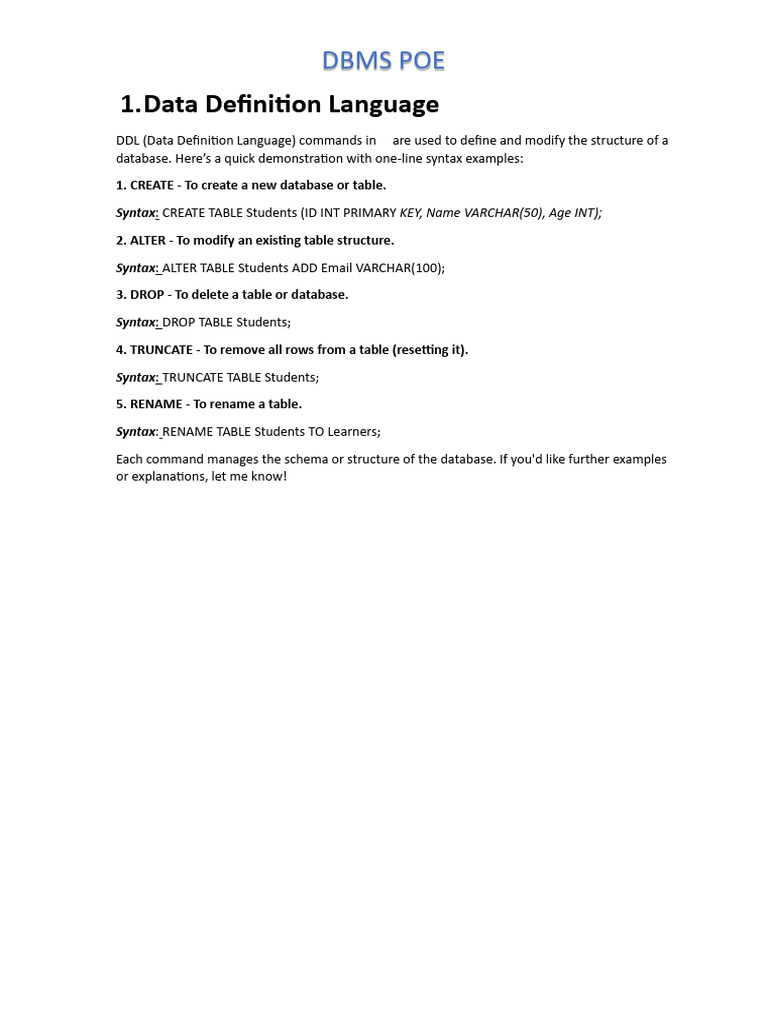 DBMS_POE_DBATU_Practice | PDF | Computer Data | Software Design