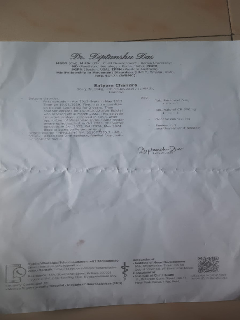 Prescription 17Sep2024 | PDF