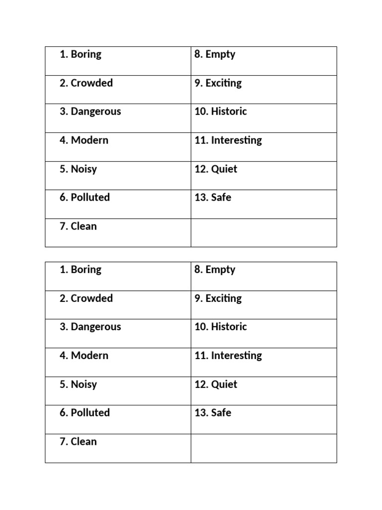 5B - Vocabulary | PDF