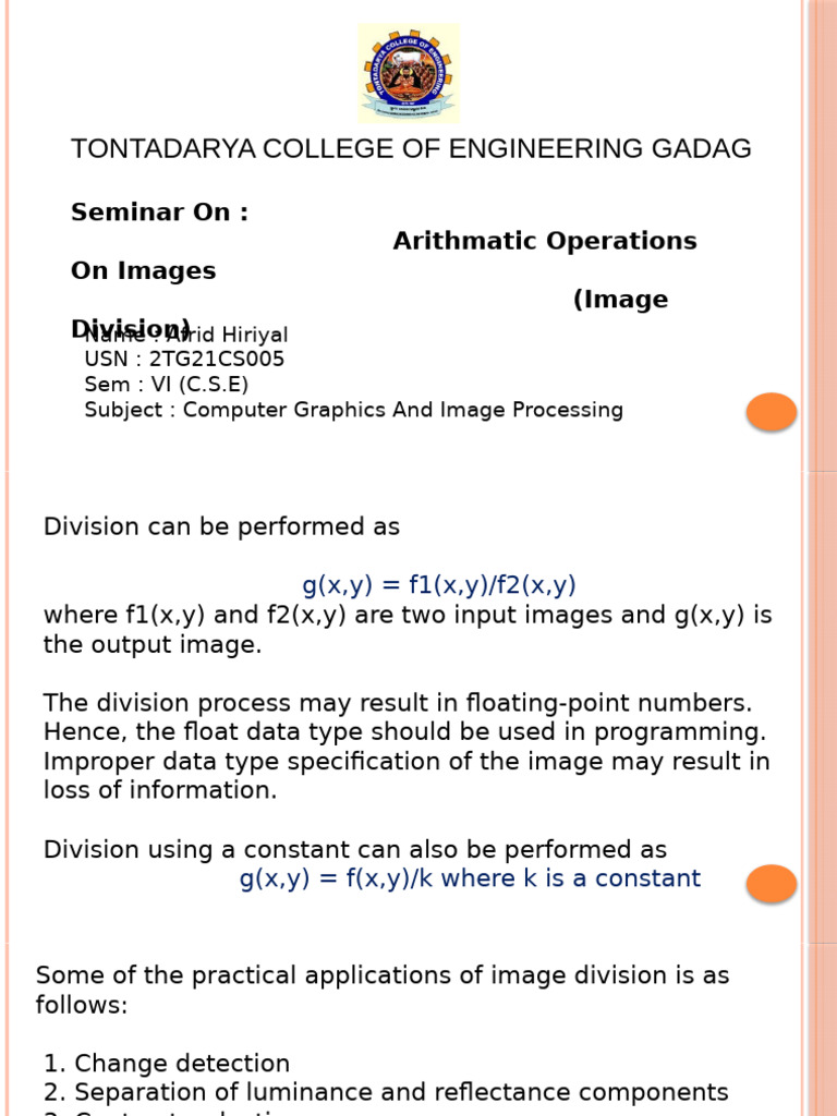 Presentation CGIP CS005 | PDF | Imaging | Computer Vision
