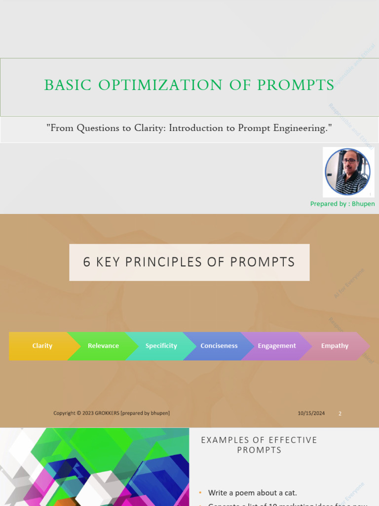 05 - Prompt - Engg Basic Optimization | PDF | Bias | Empathy