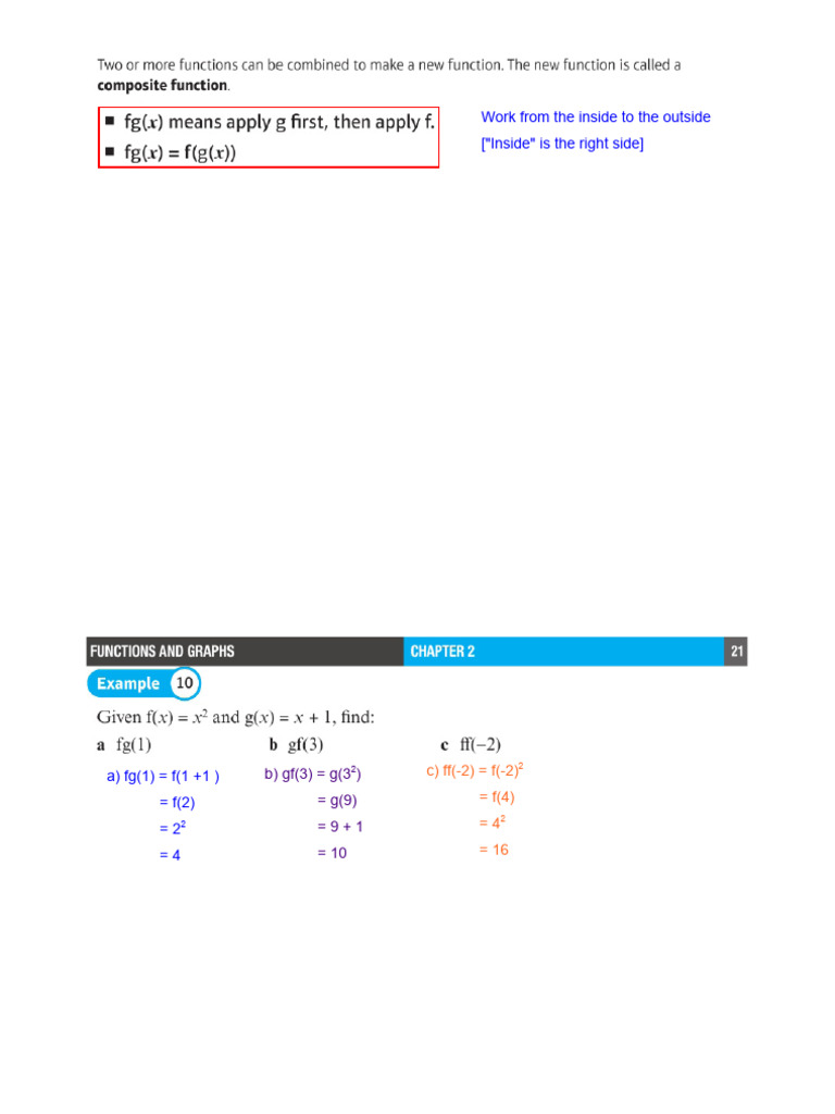 12A2 - 2.3 - Composite Functions 2 | PDF