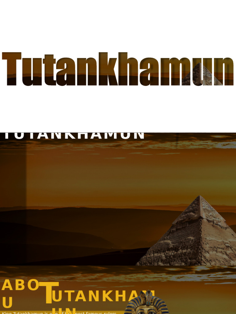 King Tutankhamun: Tomb Discovery & Legacy | PDF | Tutankhamun | Egyptology