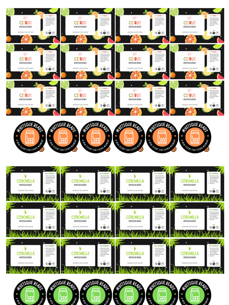 Sticker Product Labels 1 | PDF