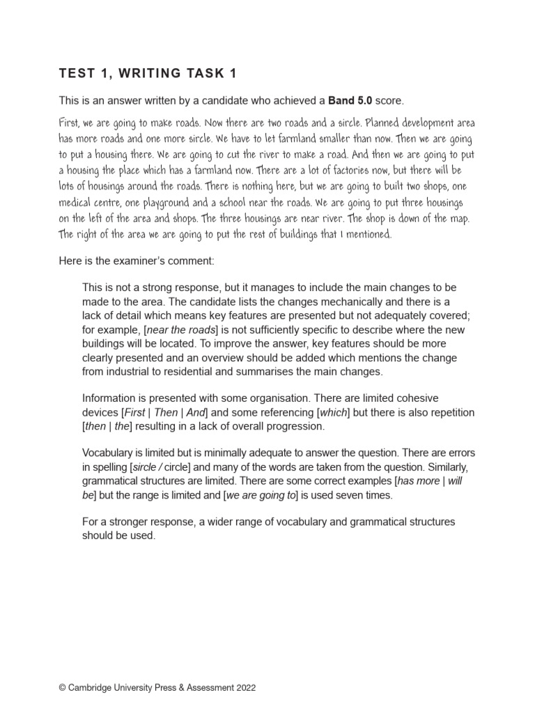 IELTS Writing Task 1 Analysis | PDF