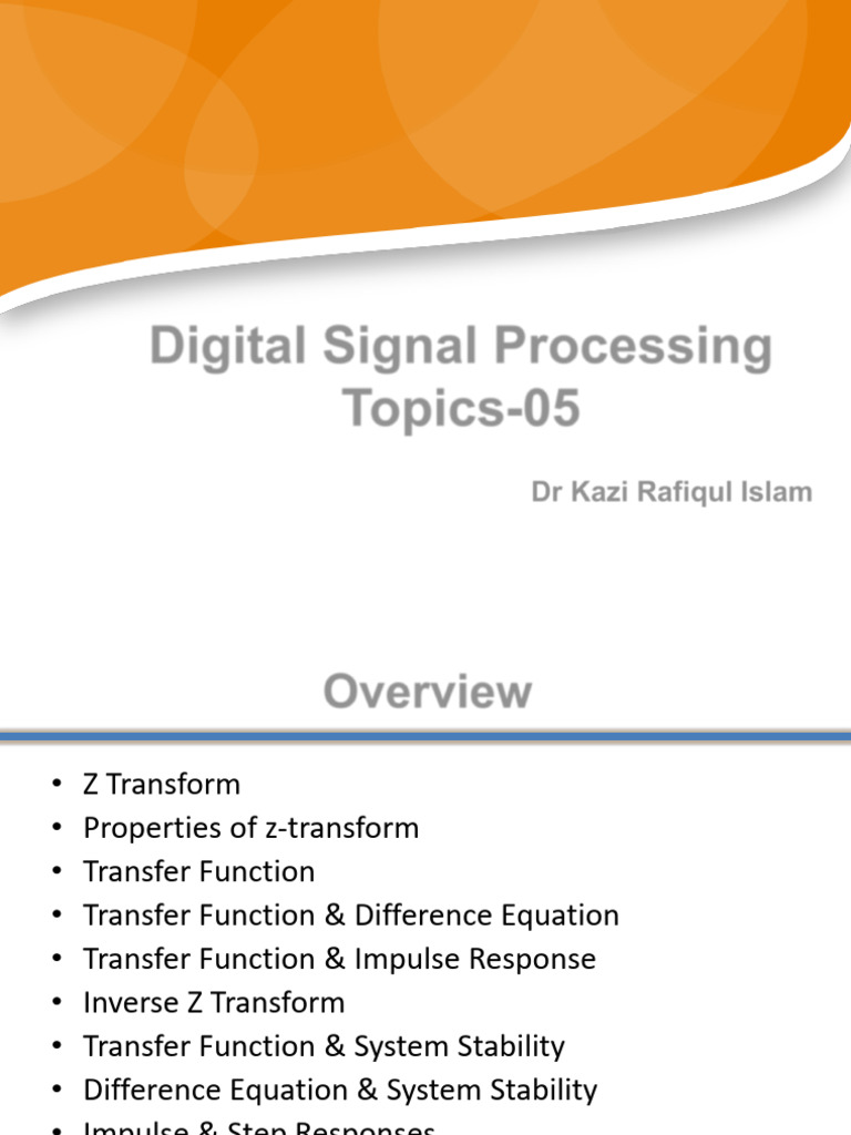 Lecture-5 | PDF | Discrete Fourier Transform | Polynomial