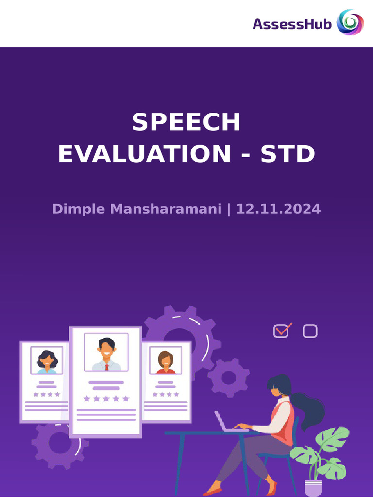 Communications Skills Report (1) | PDF | Reading Comprehension | Speech